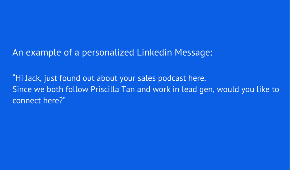 Steal This Linkedin Message Template (And Sales Strategy) - SalesBread